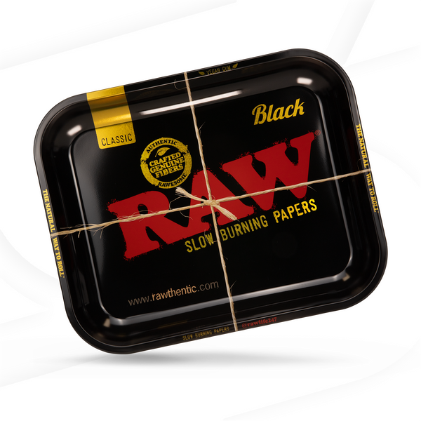 Buy RAW Black Rolling Tray Online | ESD - ESD Official