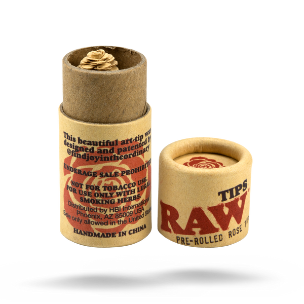 Pre Rolled Tips - Buy RAW Pre-Rolled Rose Tip Online - ESD Official